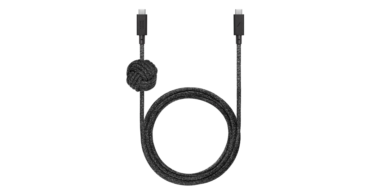 Native Union Anchor Cable USB-C to USB-C 3m Czarny - kabel USB-C ...