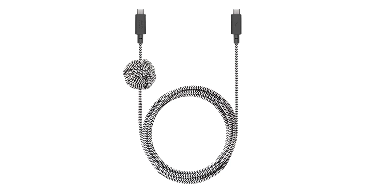 Native Union Anchor Cable USB-C to USB-C 3m Zebra - kabel USB-C - Sklep ...
