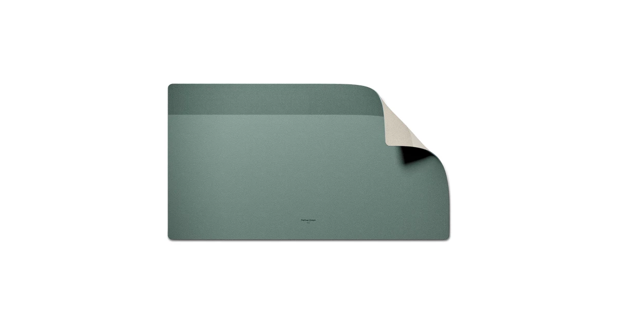 Native Union Desk Mat Zielony/beżowy - Podkładka na biurko - Sklep iSpot.pl