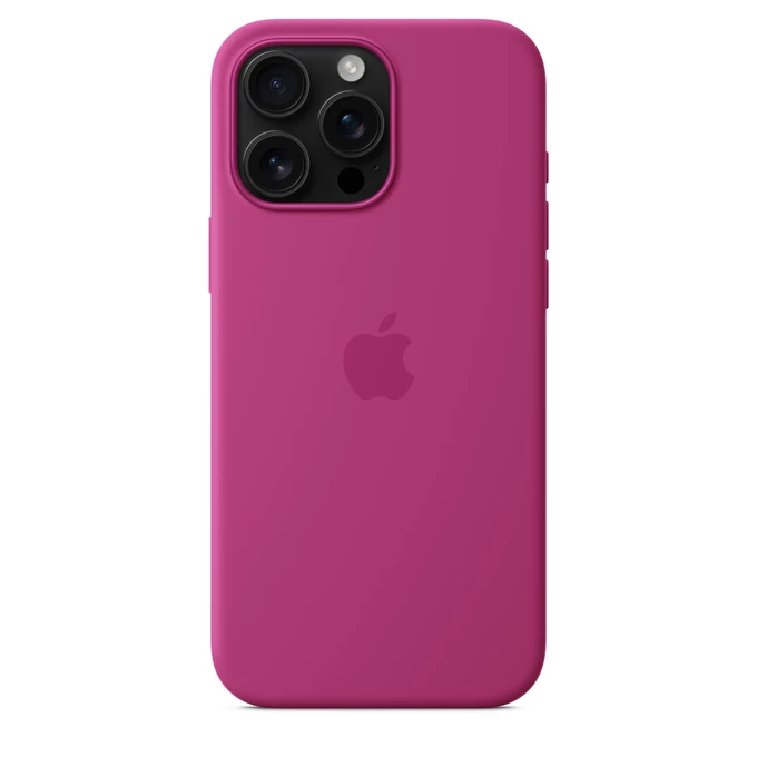 Apple iPhone 16 Pro Max Silicone Case with MagSafe - Fuchsia - Sklep iSpot.pl
