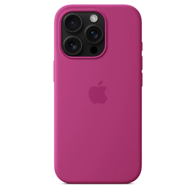 Apple iPhone 16 Pro Silicone Case with MagSafe - Fuchsia - Sklep iSpot.pl