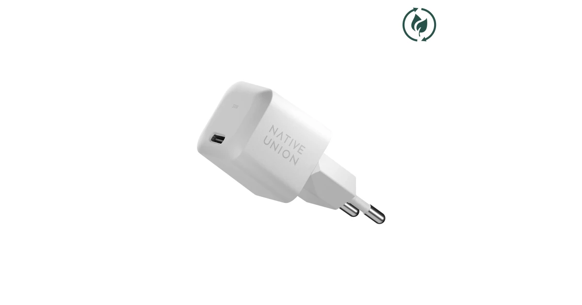Native Union Fast GaN USB-C 30W Biały - ładowarka sieciowa - Sklep iSpot.pl