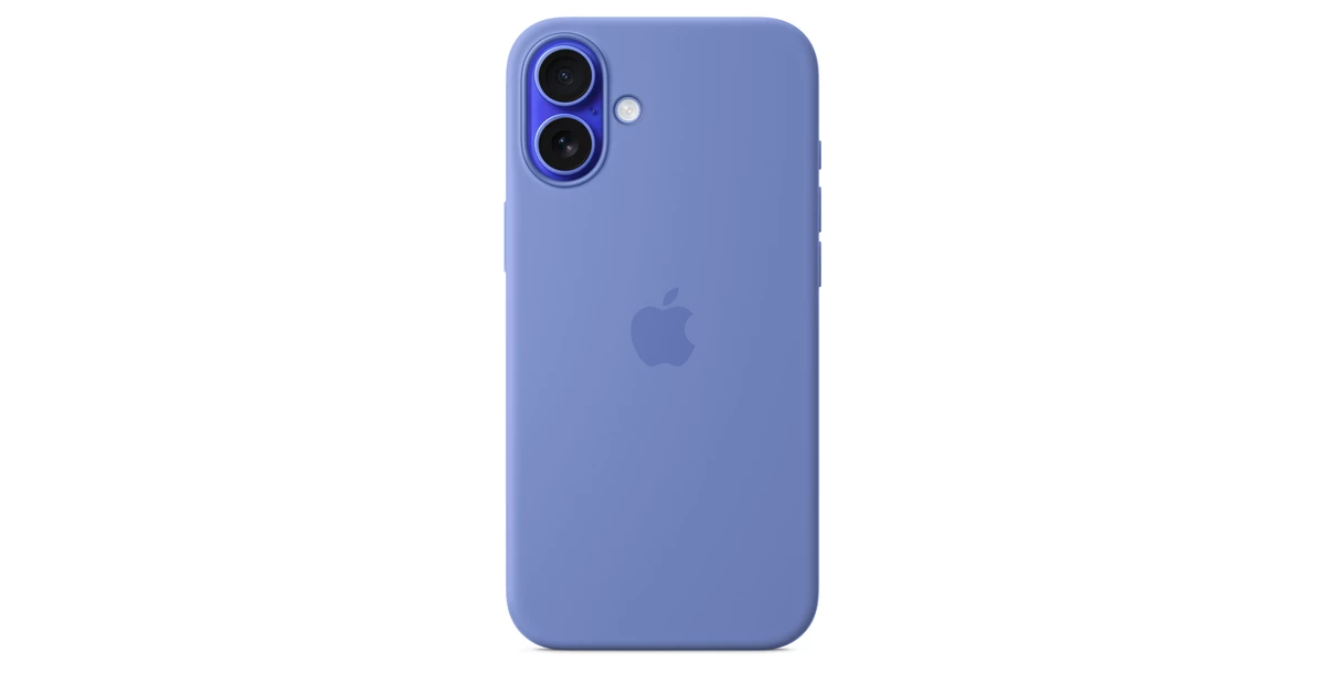 Apple iPhone 16 Plus Silicone Case with MagSafe - Periwinkle - Sklep ...