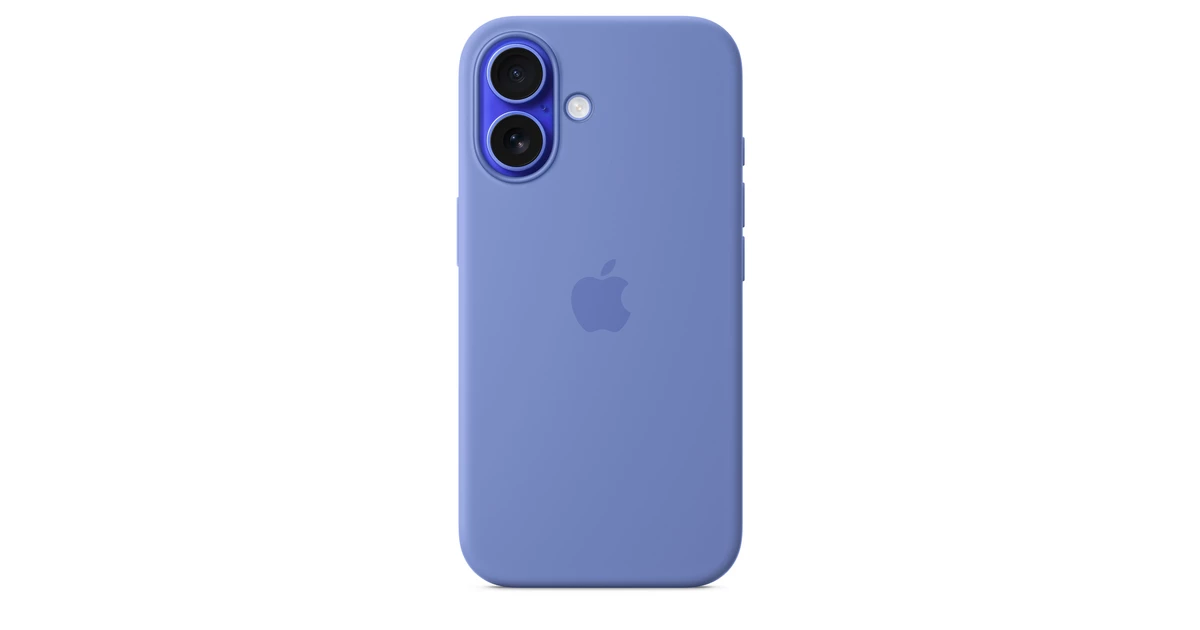 Apple iPhone 16 Silicone Case with MagSafe - Periwinkle - Sklep iSpot.pl