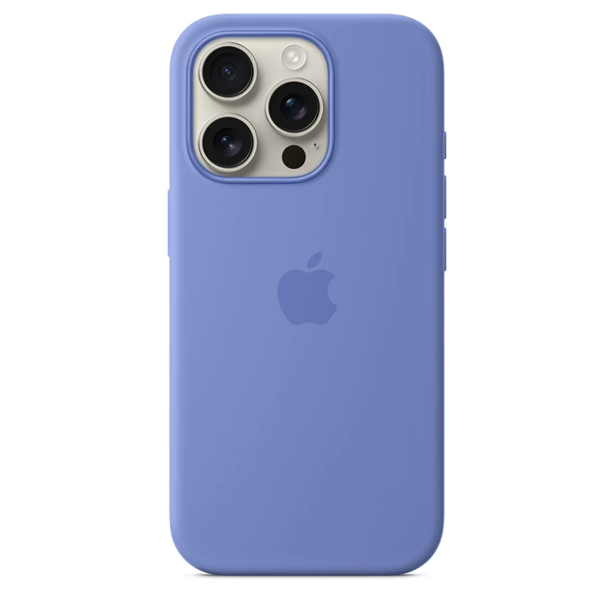 Apple iPhone 16 Pro Silicone Case with MagSafe - Periwinkle - Sklep ...