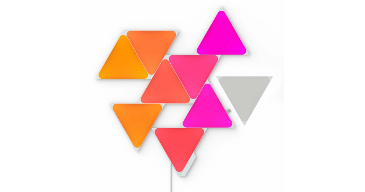 Nanoleaf Shapes Triangles Starter Kit - panele świetlne (9 paneli ...