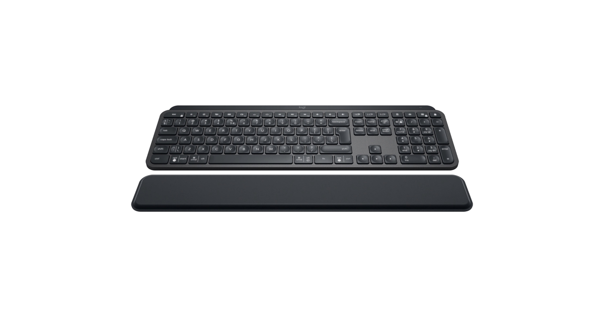 Logitech MX Keys Plus Advanced Wireless Illuminated Keyboard with Palm ...