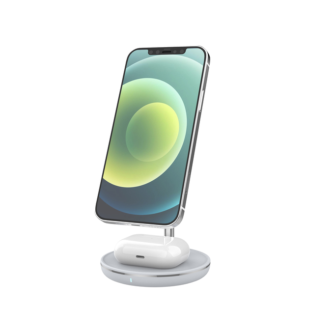 B.On 2-in-1 Magnetic Wireless Charger Magsafe White - ładowarka indukcyjna - Sklep iSpot.pl