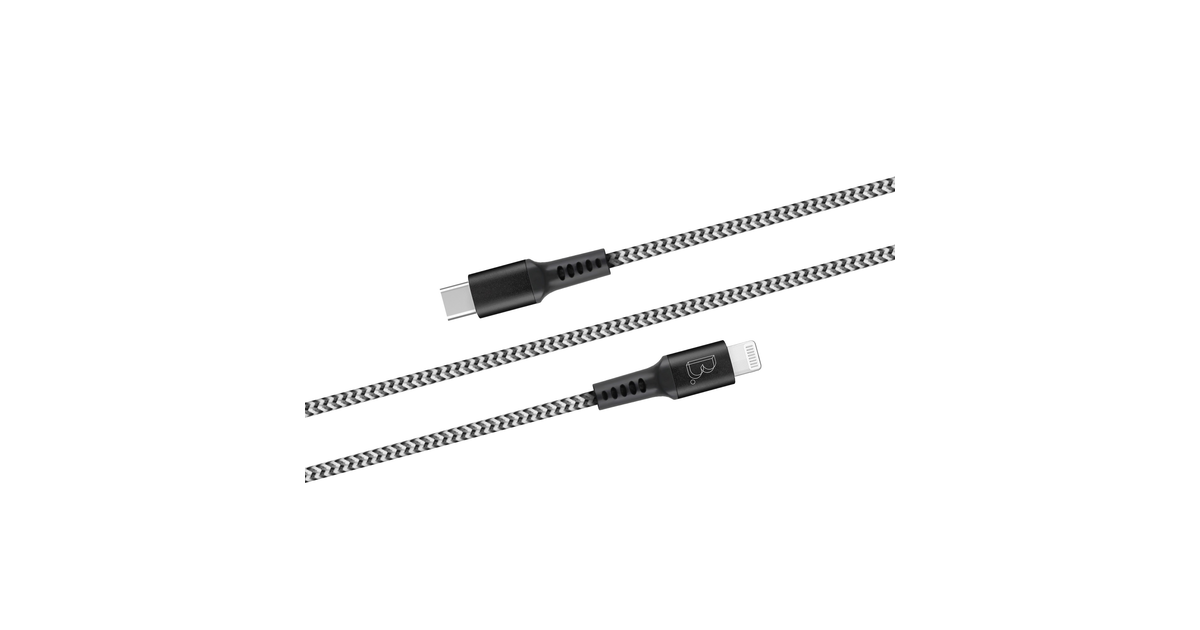 B.On Cotton 2m Zebra USB-C Lightning - kabel lightning - Sklep iSpot.pl