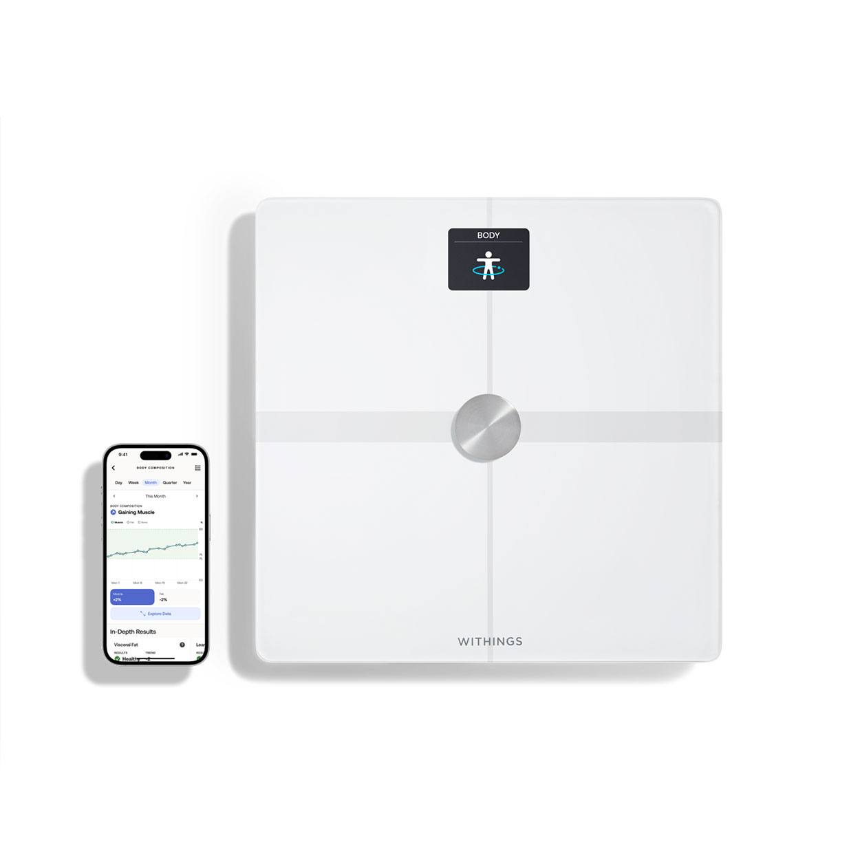 Withings Body Smart - waga z analizą składu masy ciała (white) - Sklep ...