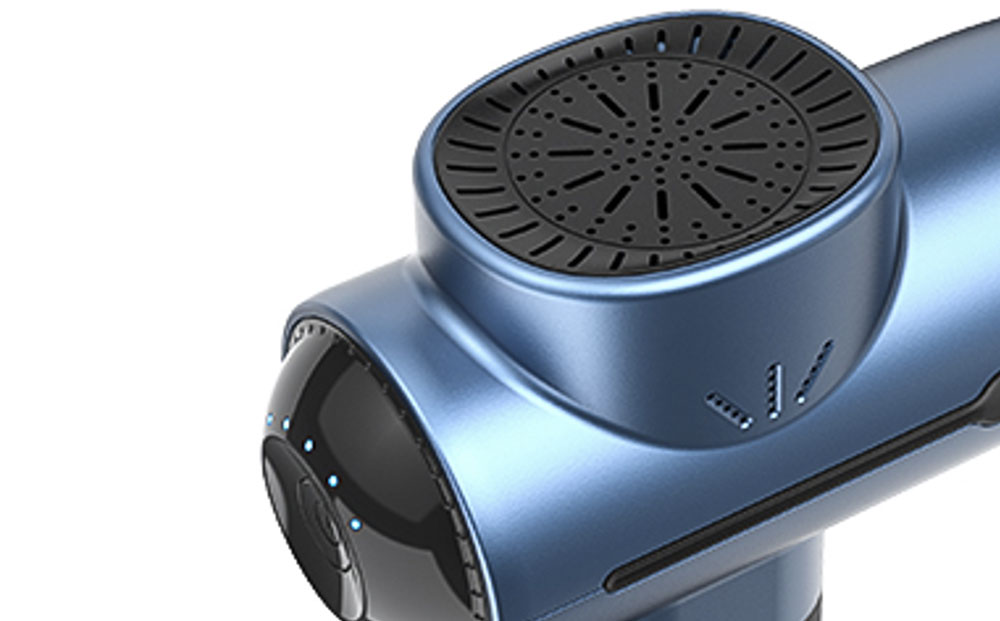 RENPHO R3 Massage Gun Dark Blue - masażer i 5 końcówek - Sklep iSpot.pl